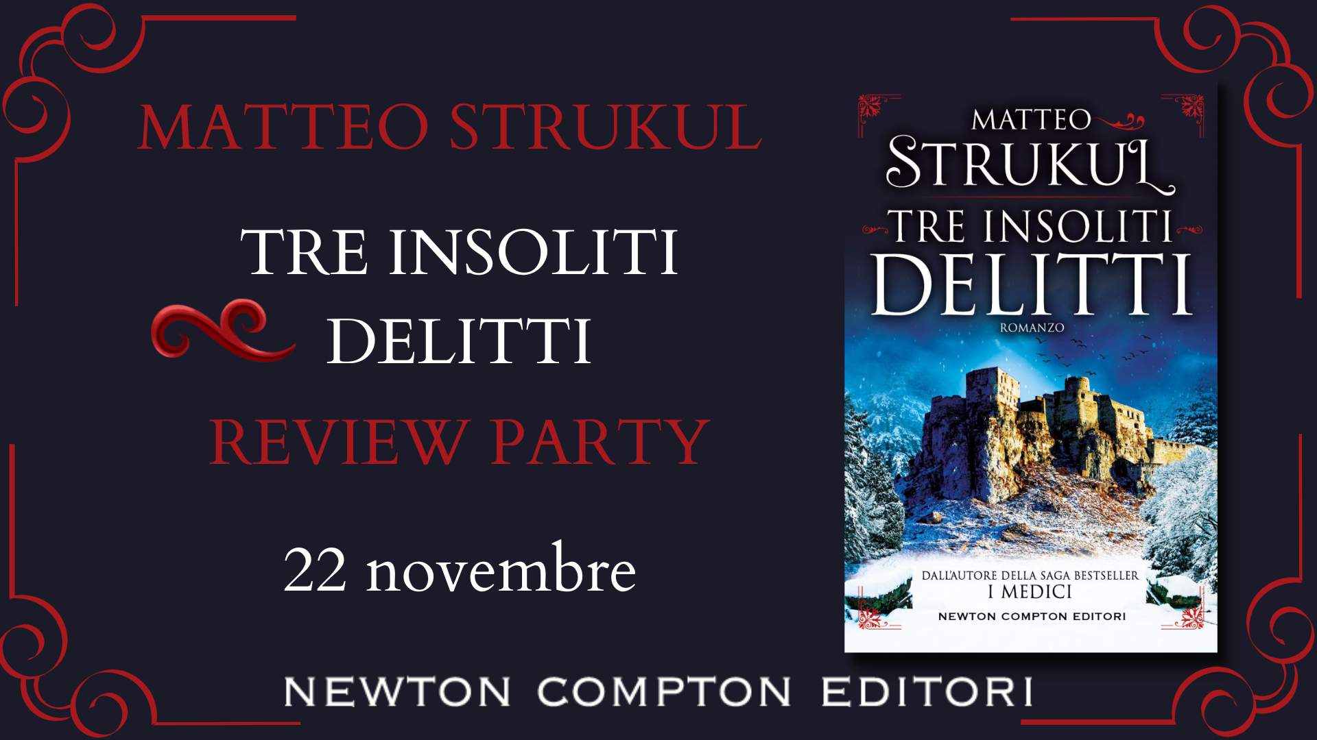 “Tre insoliti delitti” di Matteo Strukul – Review party – Il SegnaLibro ...